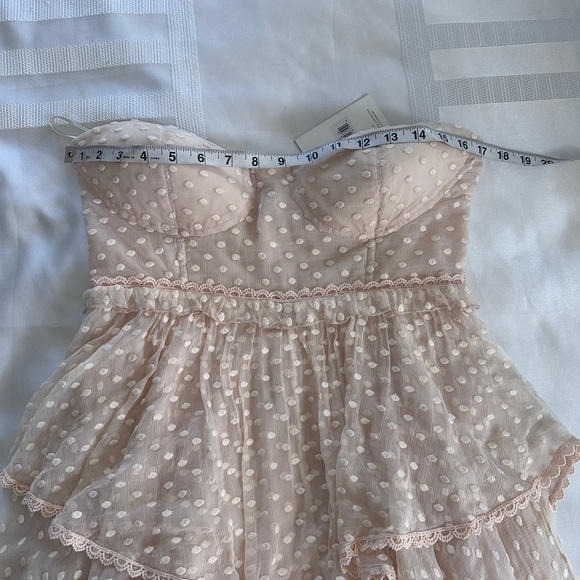 Spell | Dresses | Nwt Spell Designs Mini Bustier Top Mini Strapless Dress Polka Dots Layered ...